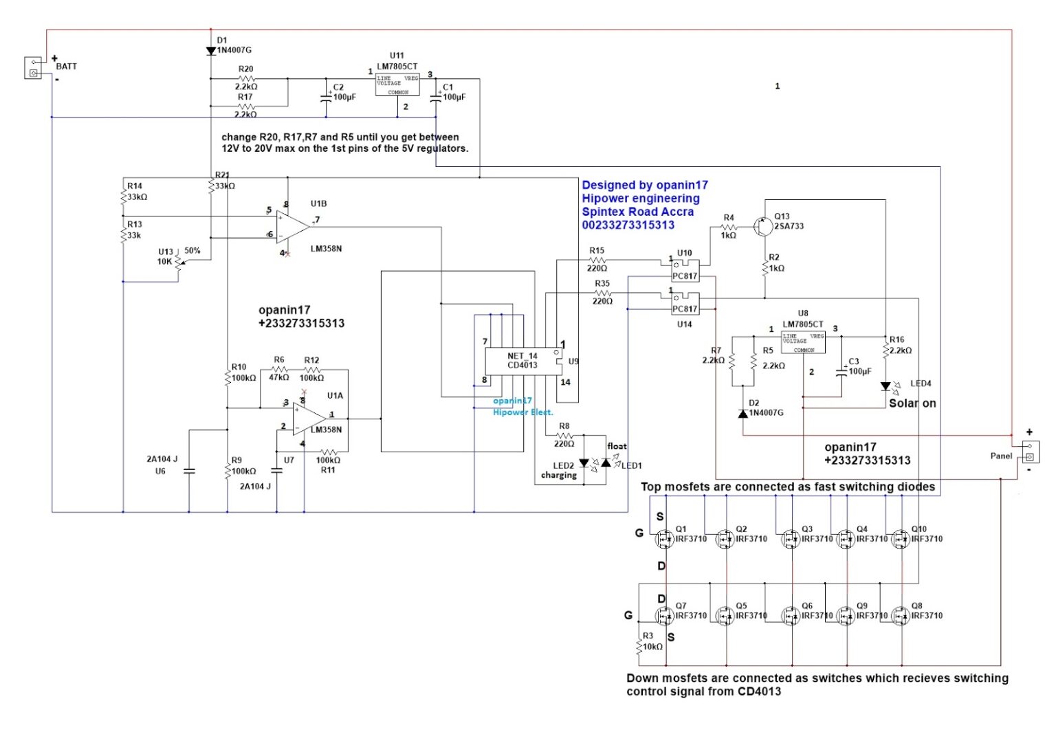 SOLAR BATTERY CHARGER CIRCUIT - Hipower Engineering
